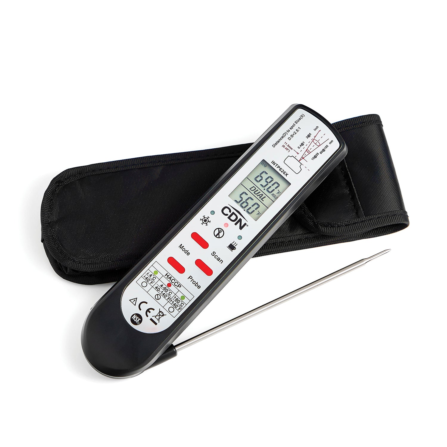 Infrared/Thermocouple Probe Thermometer – CDN Measurement Tools